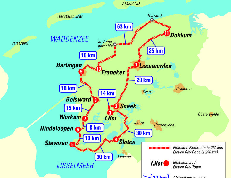 Elfstedenroute: Over de geschiedenis van de Elfstedentocht en ...
